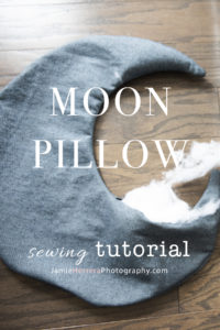 How to Sew a Moon Pillow for Newborn Photography | Tutorial - Jamie ...